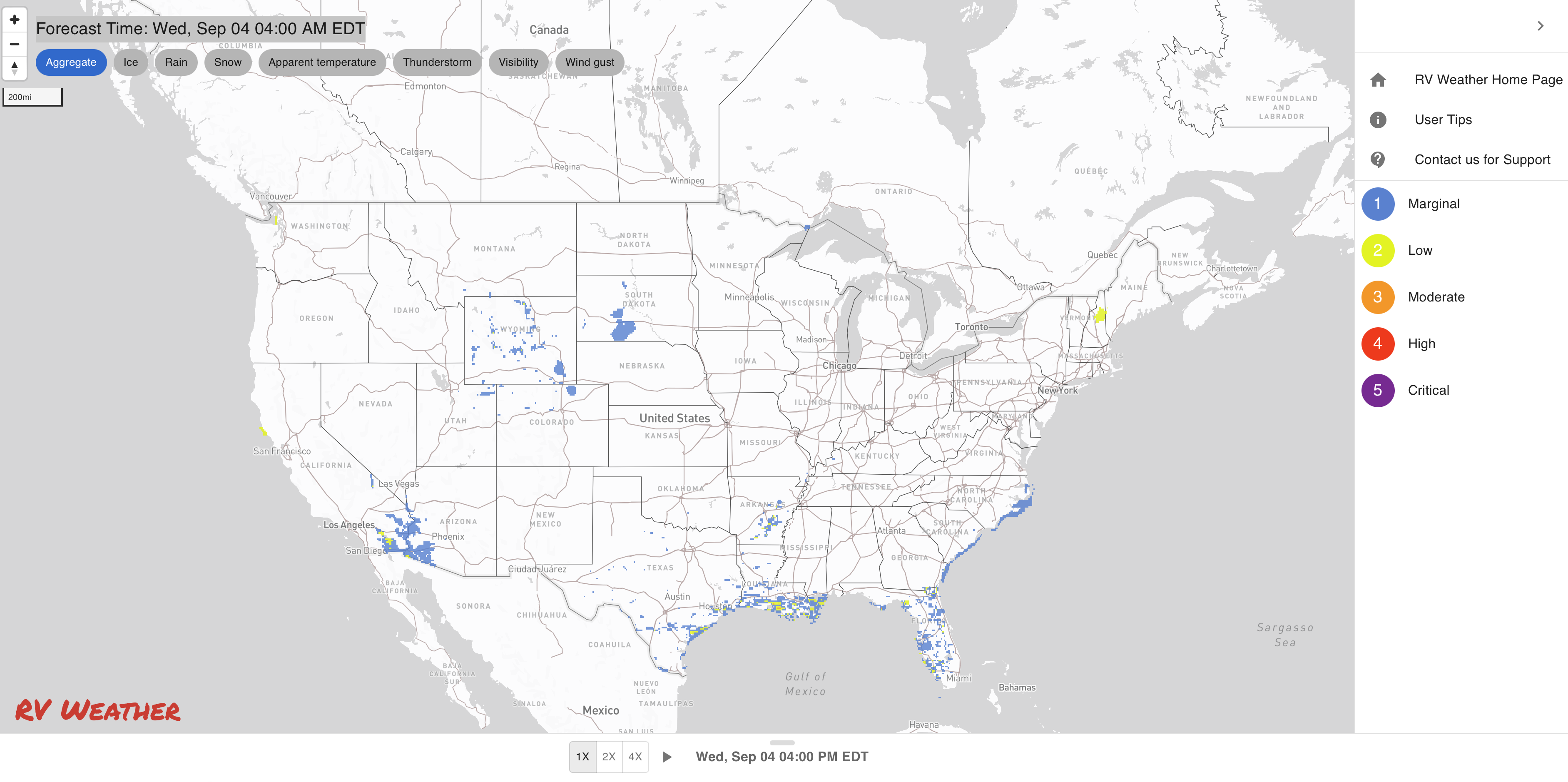 Plan your Road Trip: Road weather conditions forecast for Wednesday 4 ...